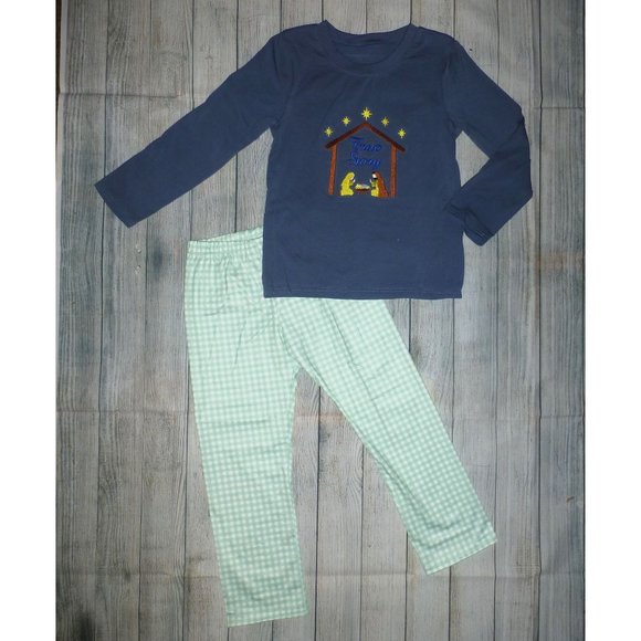 Matching Sets | Boutique Christmas Nativity Shirt Plaid Pants Girls Boys Outfit Set | Poshmark